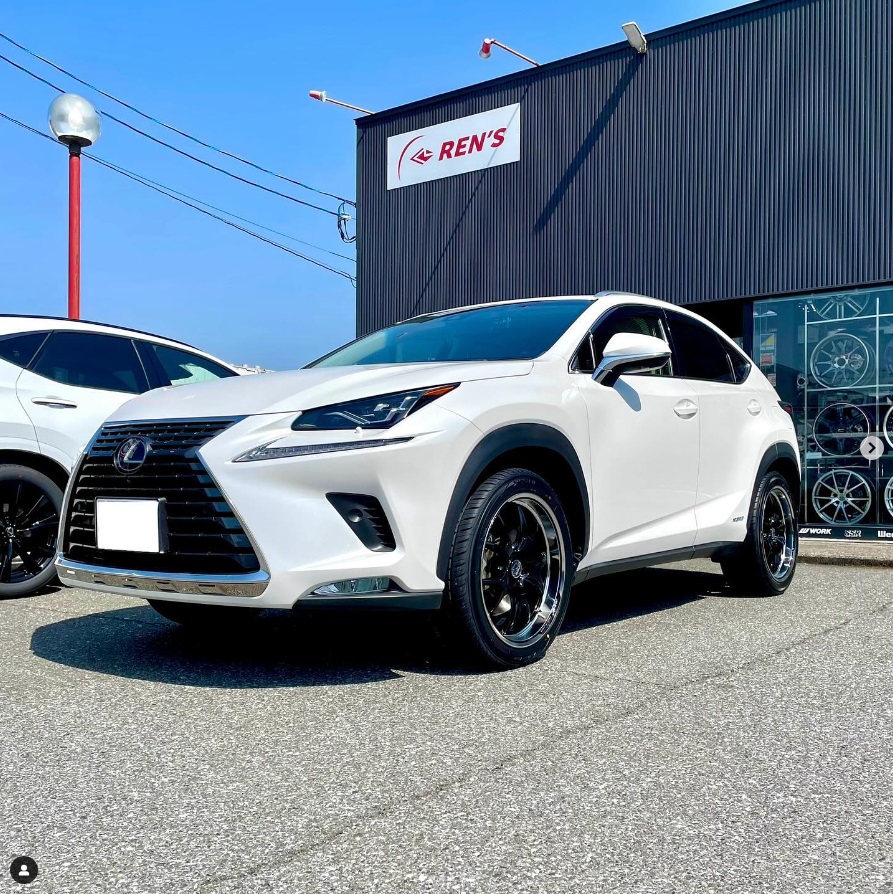 レクサスNX RAYSのホムラ2×5RA | カーショップレンズは長浜市のタイヤ＆ホイール専門店