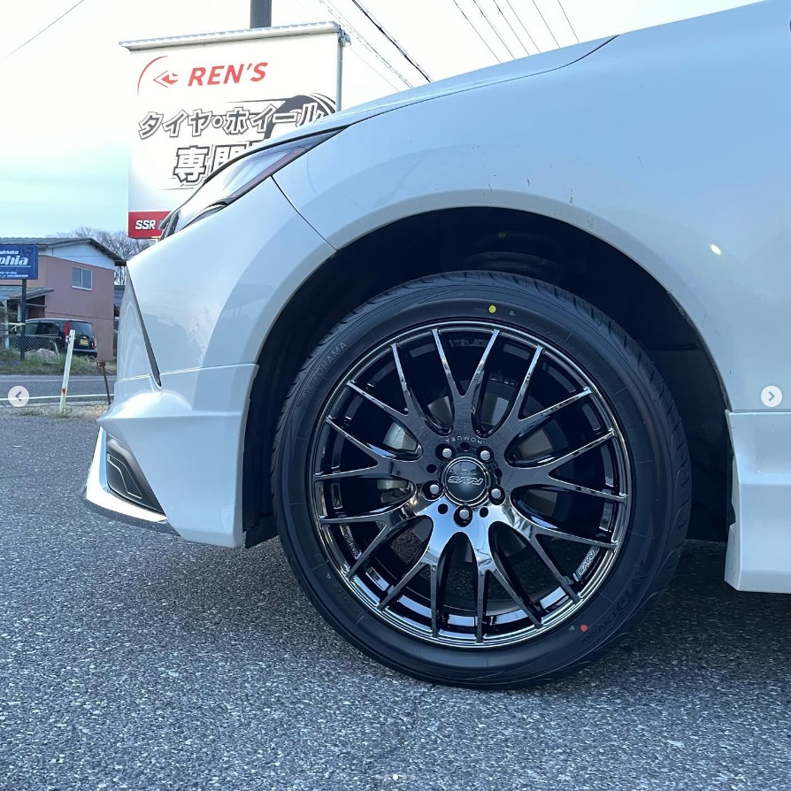 ハリアー RAYS ホムラ2×9PLUS JETブラックエディションⅢ | カーショップレンズは長浜市のタイヤ＆ホイール専門店