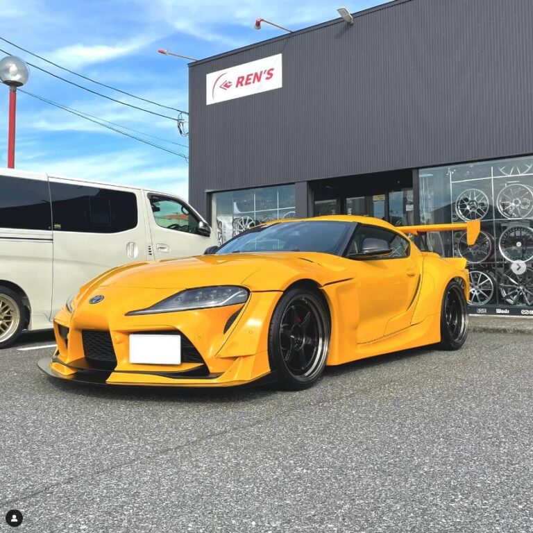 スープラ × SSR スピードスター プロフェッサーSP7 | カーショップレンズは長浜市のタイヤ＆ホイール専門店