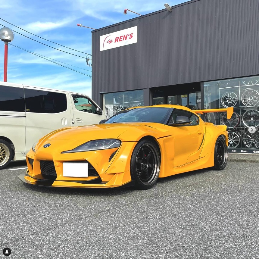 スープラ × SSR スピードスター プロフェッサーSP7 | カーショップレンズは長浜市のタイヤ＆ホイール専門店