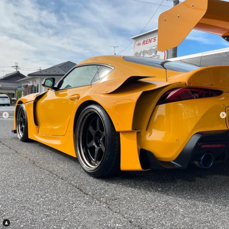 スープラ × SSR スピードスター プロフェッサーSP7 | カーショップレンズは長浜市のタイヤ＆ホイール専門店